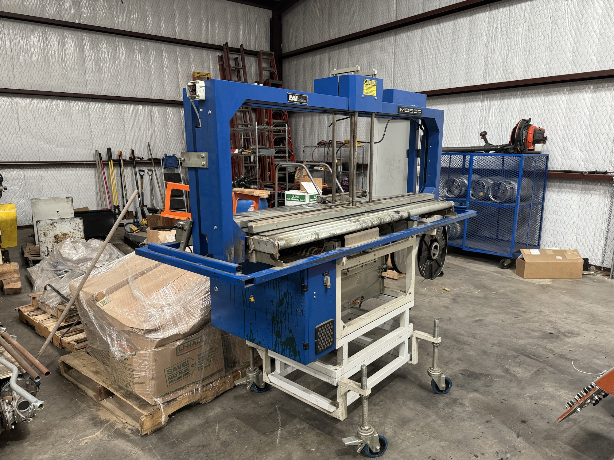 For Sale: 60” ACS Powered Conveyor and Mosca Bundler – Thacker Sales Inc.